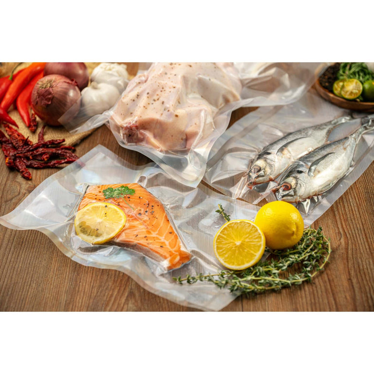 Pungi de vidat gofrate Koken pentru aparat de vidat alimente, 50/100 ...